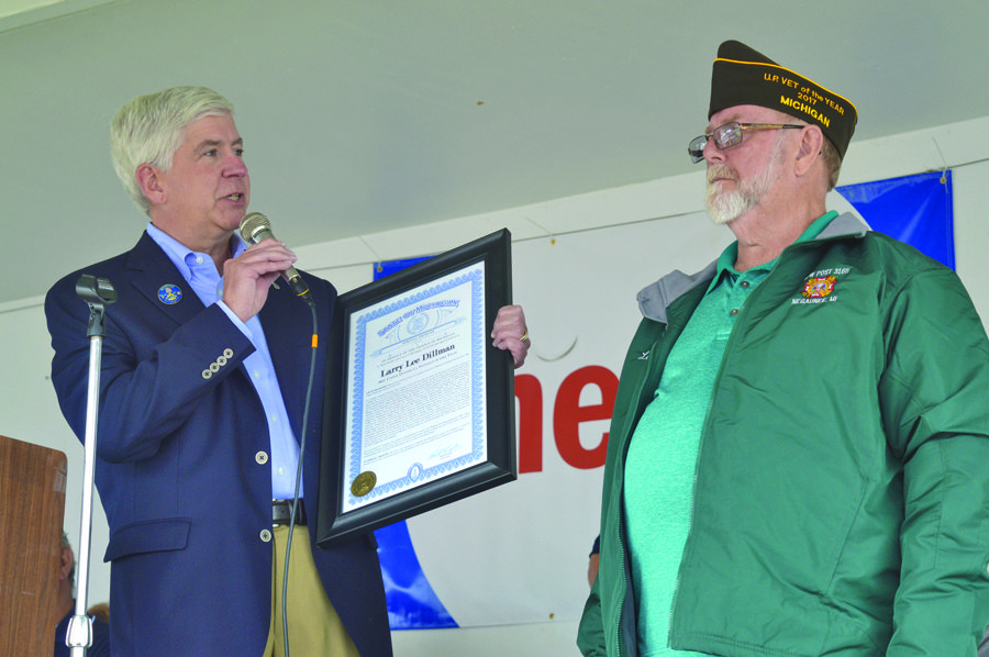 Larry Lee Dillman is U.P. Veteran of Year | News, Sports, Jobs - The ...